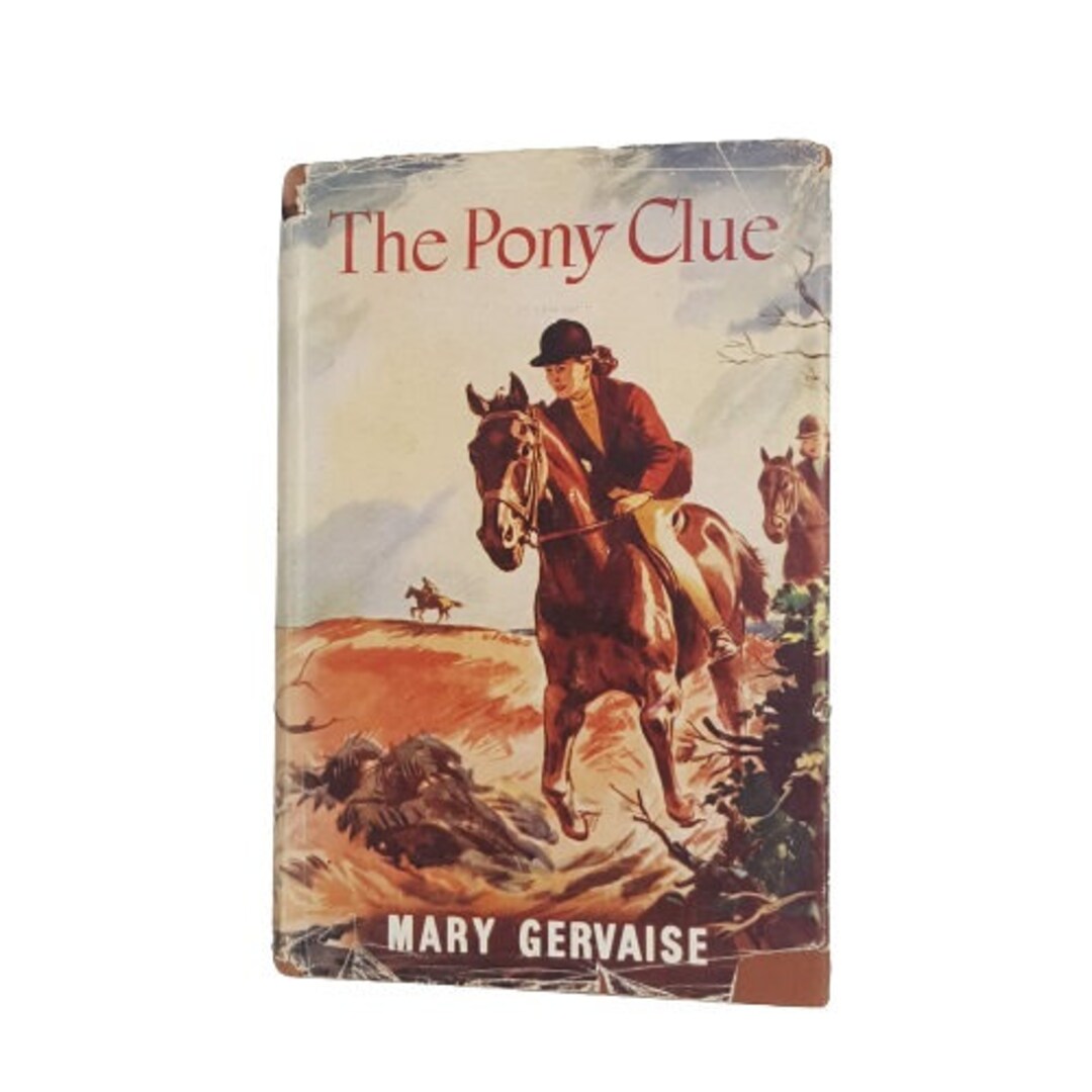 The Pony Clue by Mary Gervaise - First Edition, 1955 - Etsy