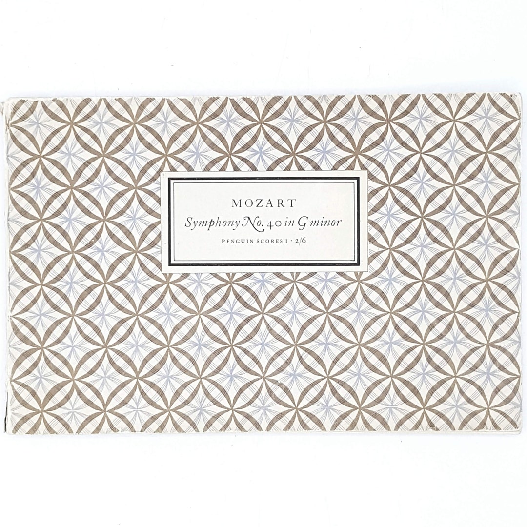 Penguin Scores: Mozart's Symphony No. 40 in G Minor 1949 - Etsy