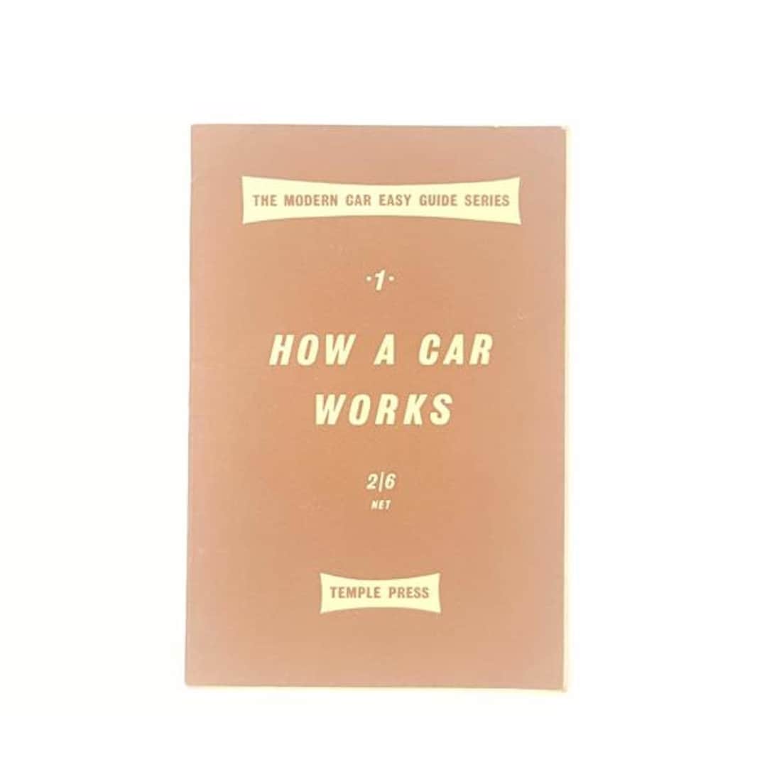 How A Car Works Vol 1 (the Modern Car Easy Guide Series) 1958 - Etsy