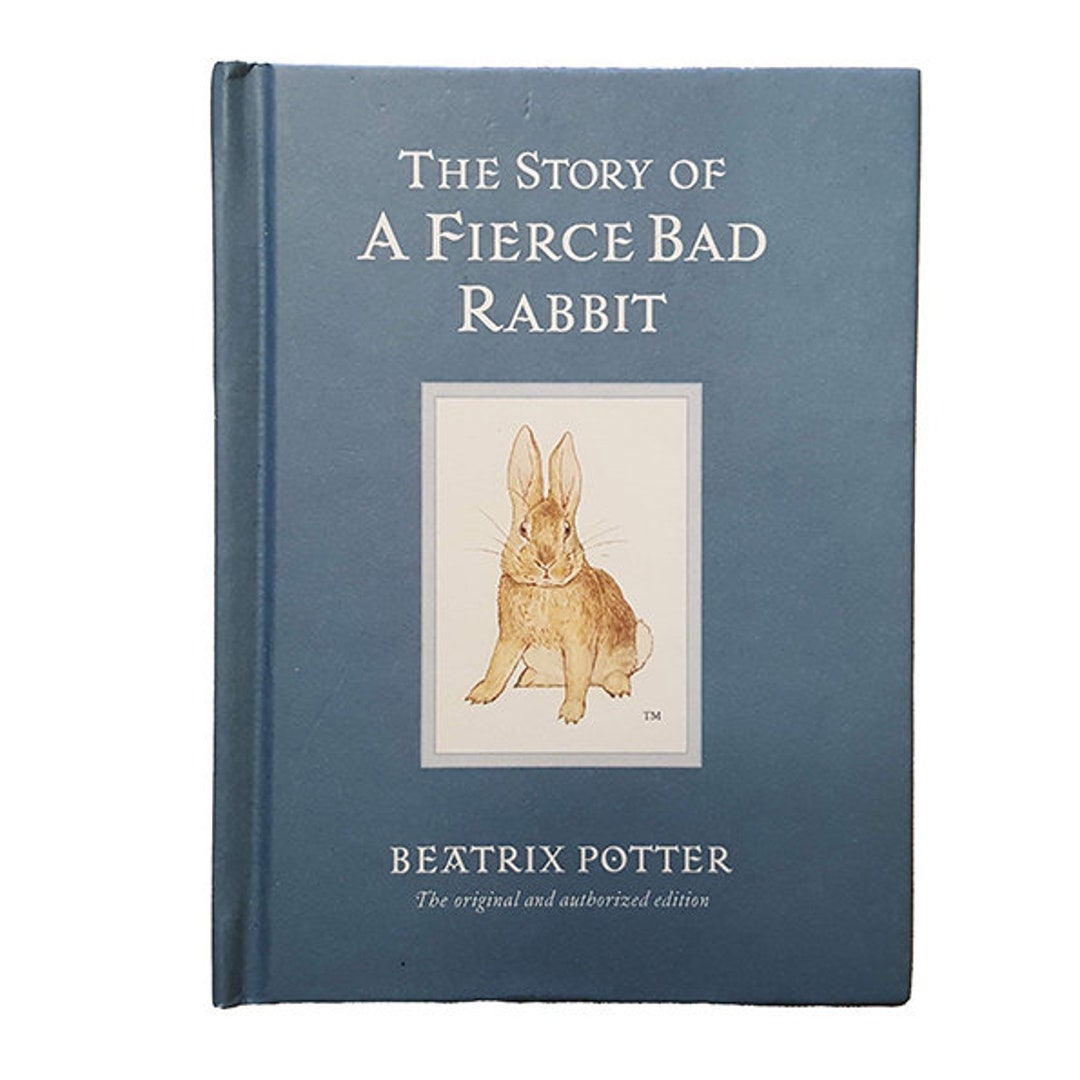 Beatrix Potter's the Story of A Fierce Bad Rabbit - BLUE COVER - Etsy