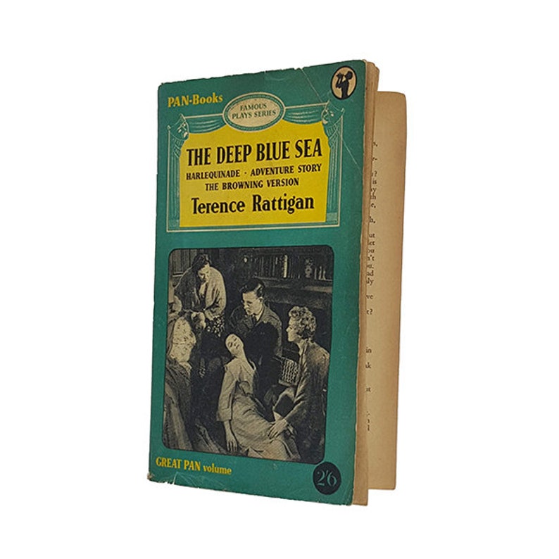 The Deep Blue Sea by Terence Rattigan - Pan Books 1952 - Etsy
