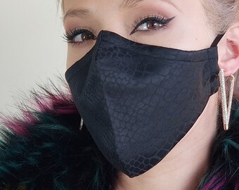 Snake Skin Face Mask - Etsy