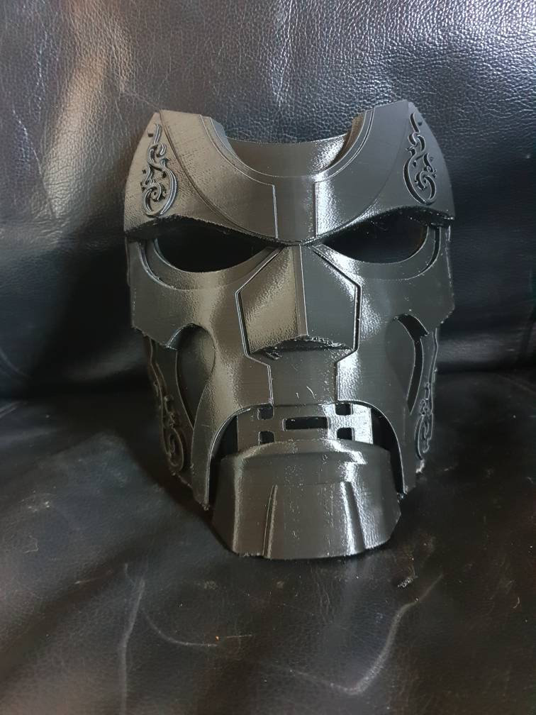 3D printed Dr Doom mask version 2 print commisson | Etsy