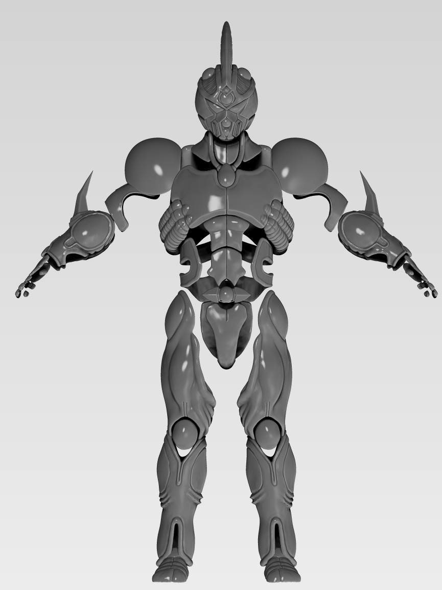 3D Printed Guyver Raw Print Commission - Etsy