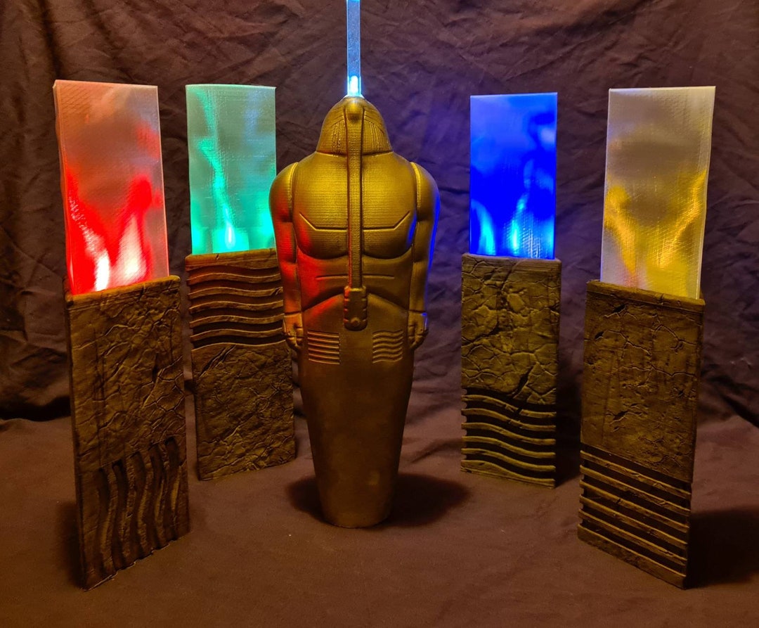 3D Printed Elemental Stones, Cosplay Prop - Etsy