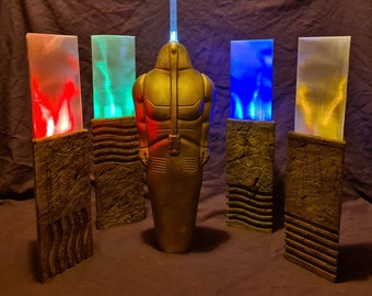 Fifth Element Movie Elemental Stones for Tealight Candles With 5th ...