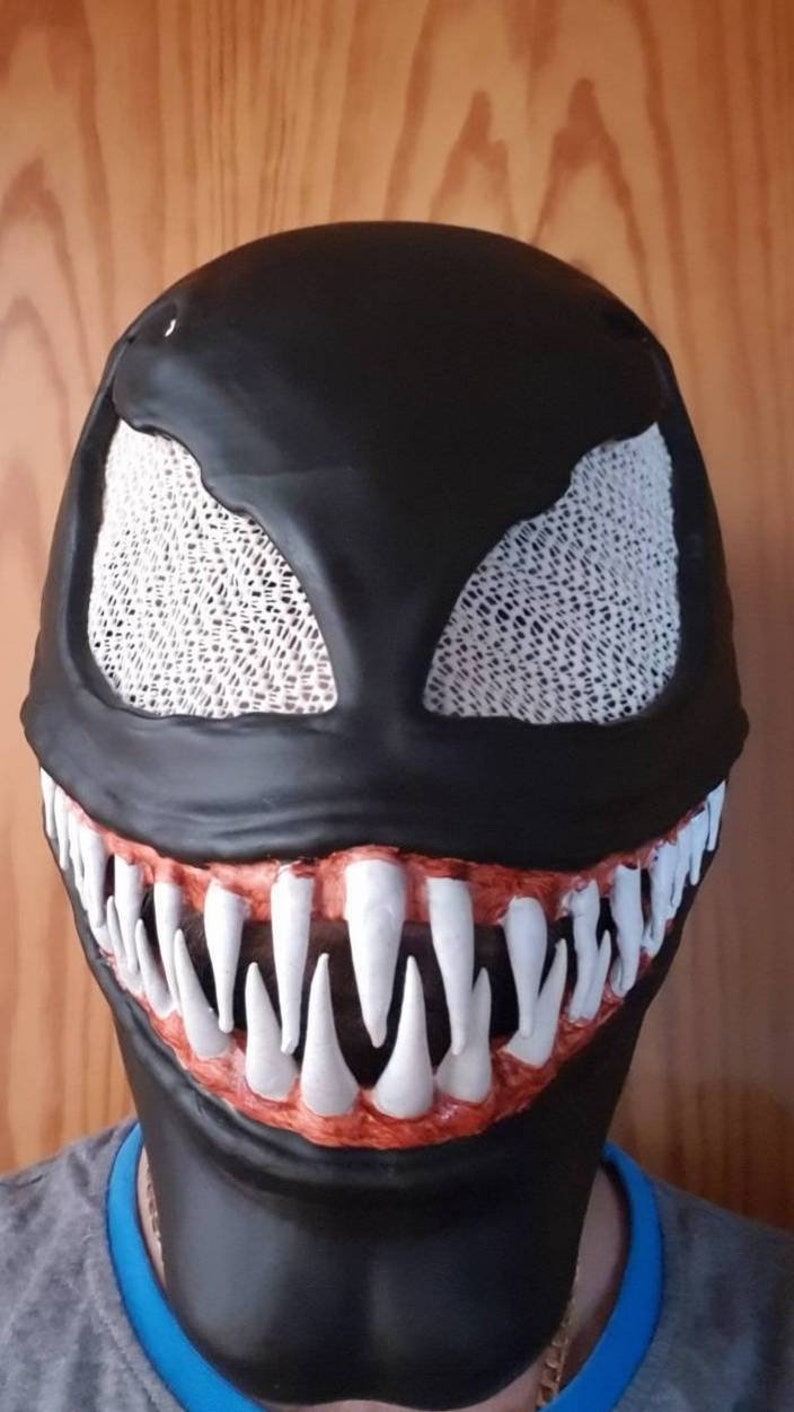 Venomous venom like helmet 3d print commission | Etsy