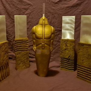 3D Printed Elemental Stones, Cosplay Prop - Etsy
