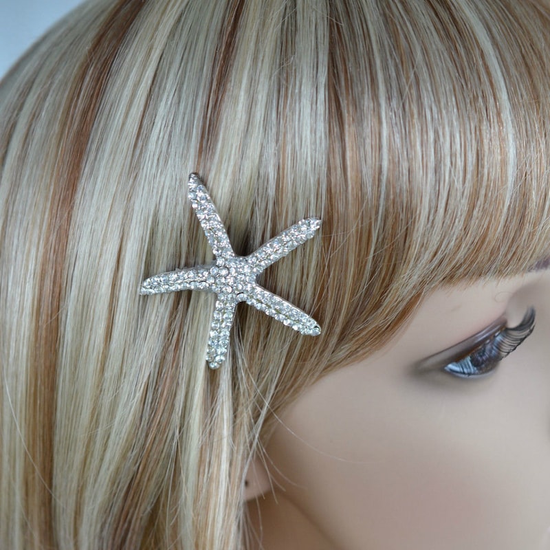 Starfish Hair Clip - Etsy