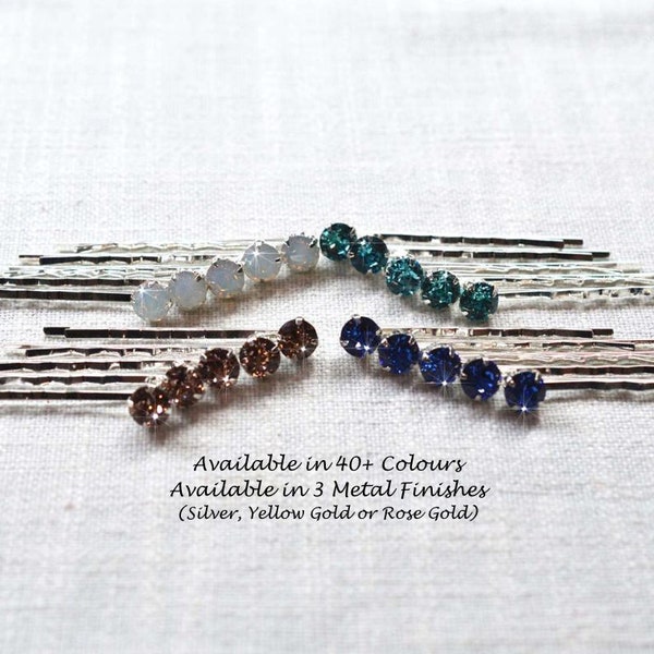Crystal Bobby Pins - Etsy