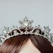 Stunning Snowflake Tiara With Accent Colour Crystal Crystal Tiara ...