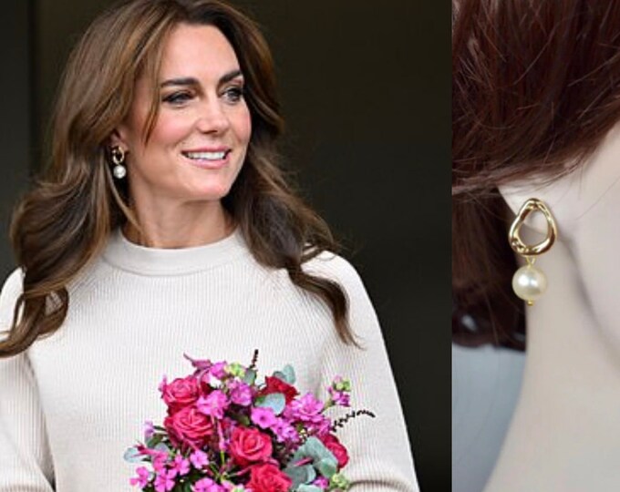 Princess Kate Middleton Silver Clover Necklace, Handmade Replica - Etsy