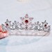 Stunning Snowflake Tiara With Accent Colour Crystal Crystal Tiara ...