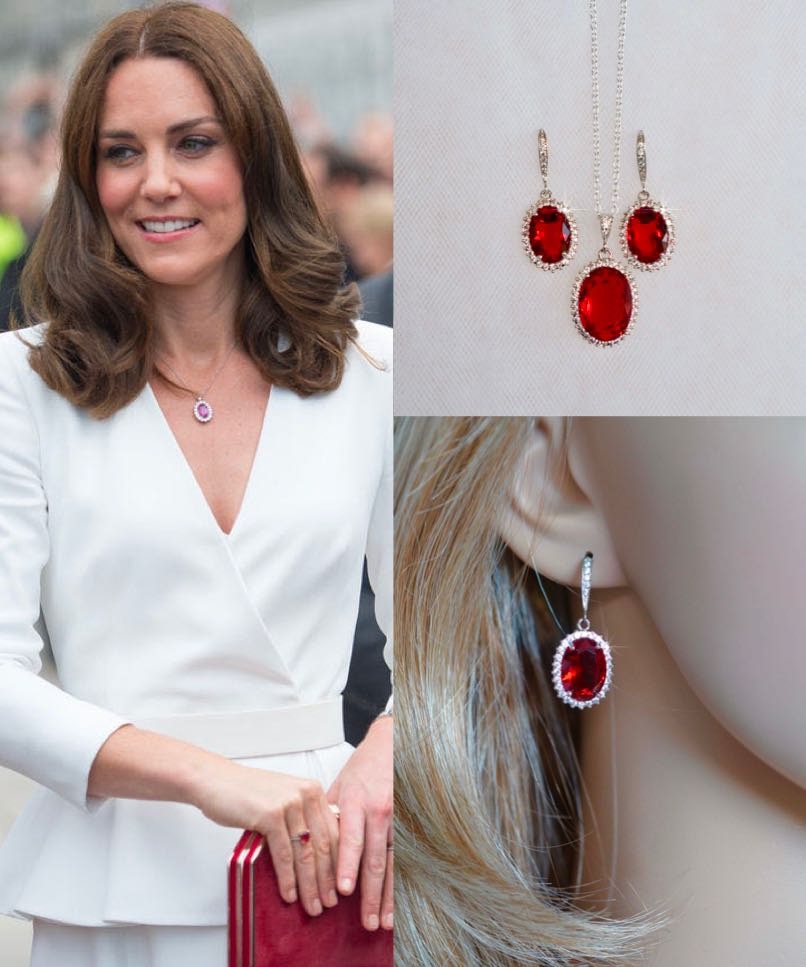 Kate Middleton Ruby Necklace