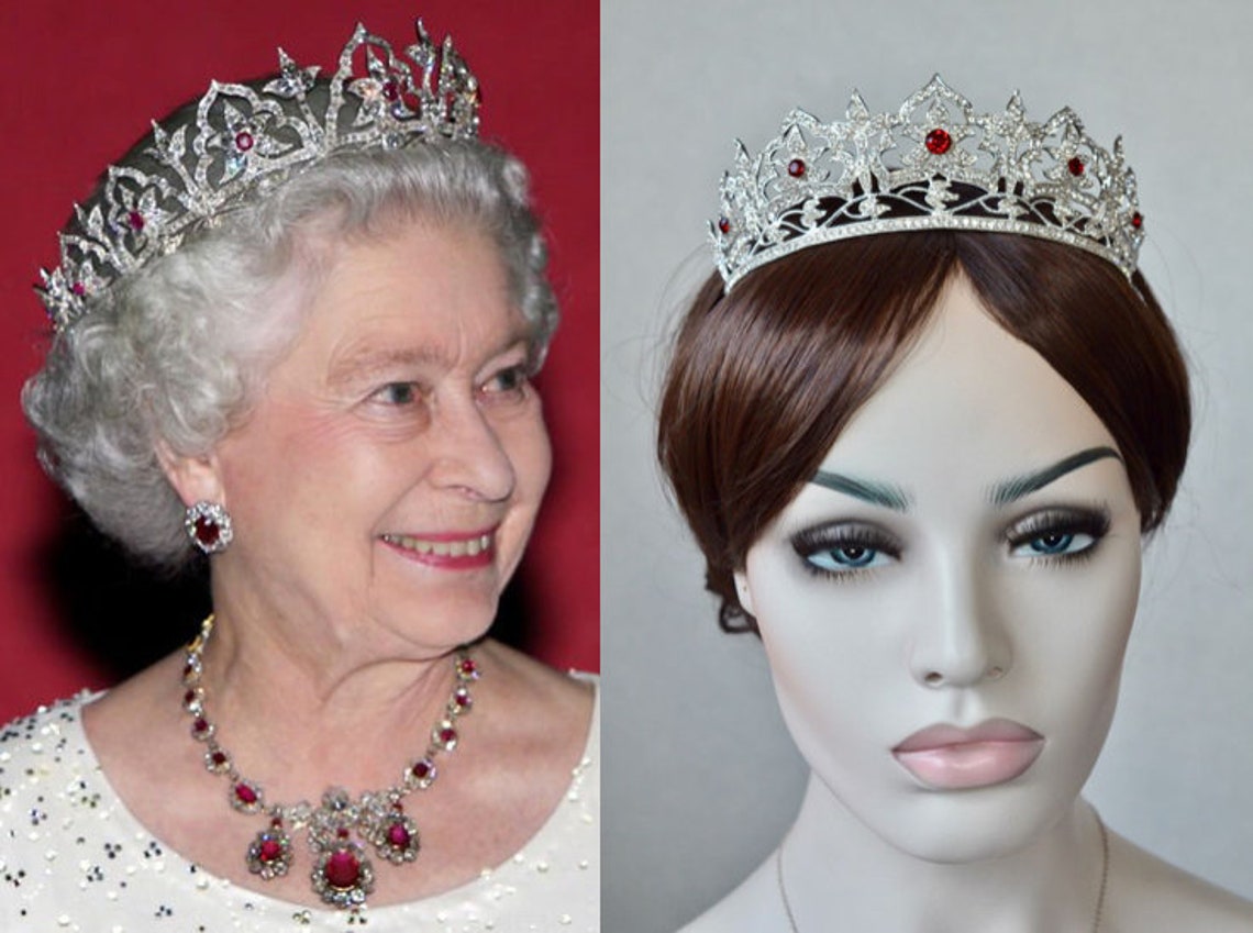 Royalty Replica Oriental Circlet Crystal Tiara | Etsy