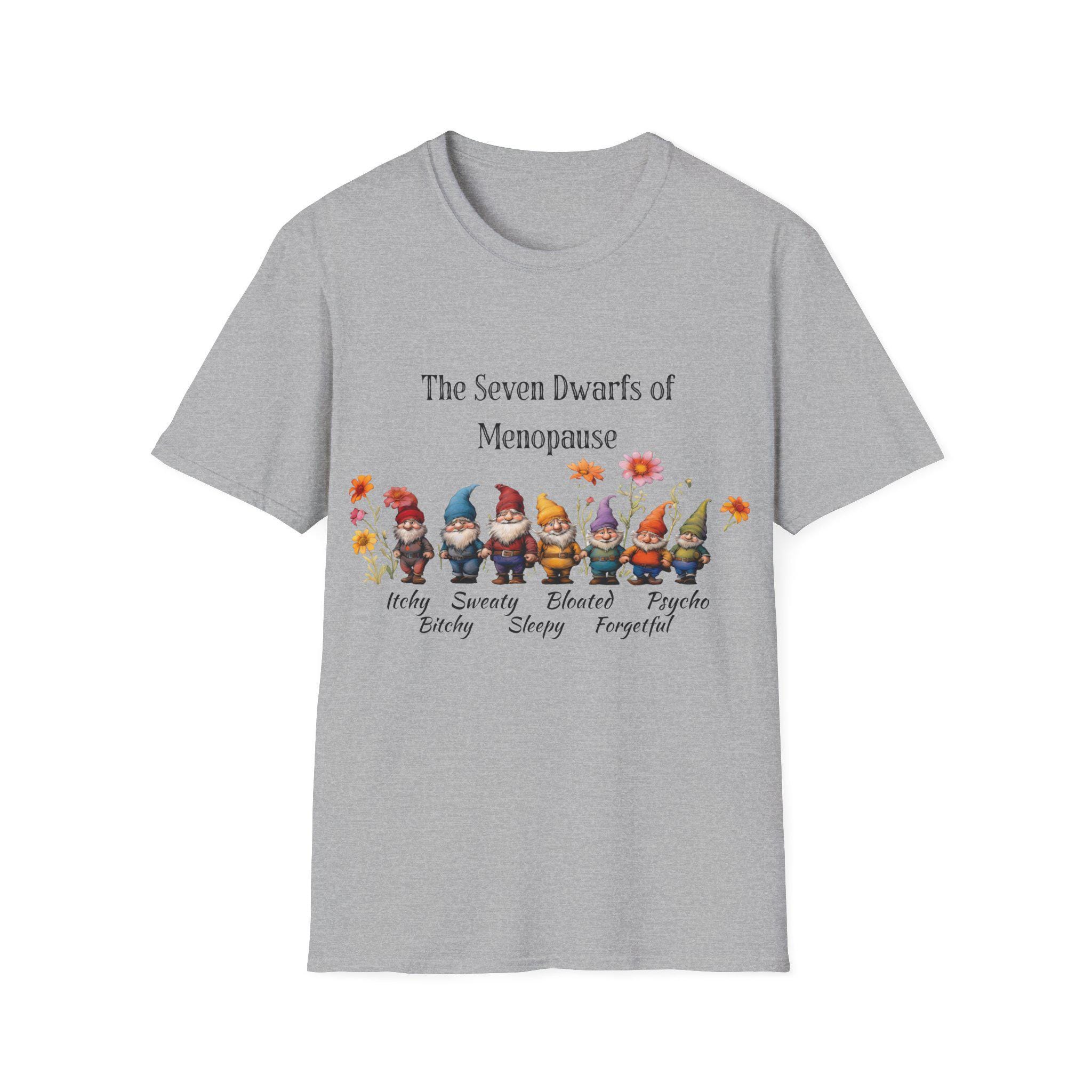 Funny Seven Dwarfs Menopause Woman T-shirt, Humorous Tee, Hilarious ...