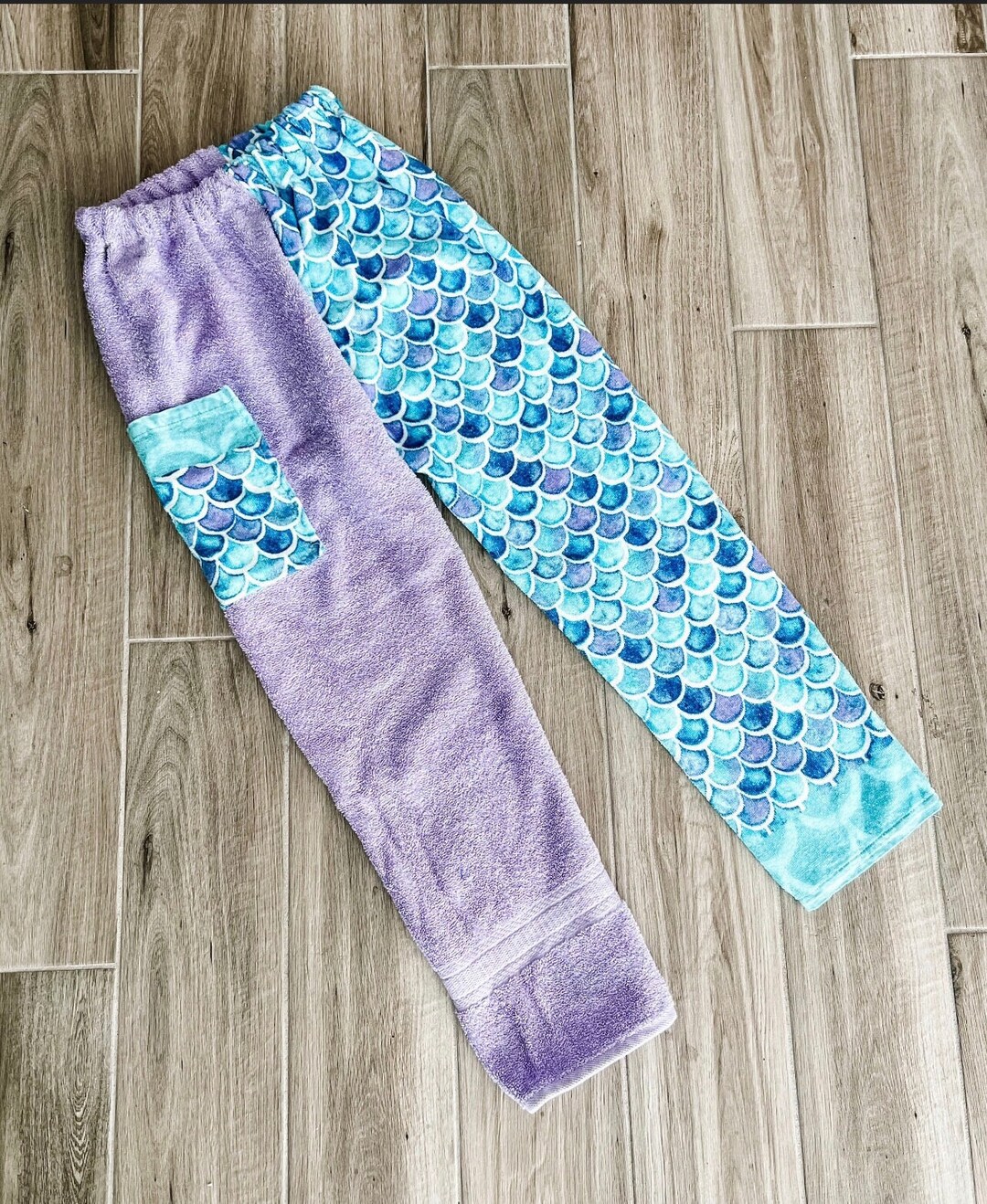 Mermaid Scales Towel Pants - Etsy