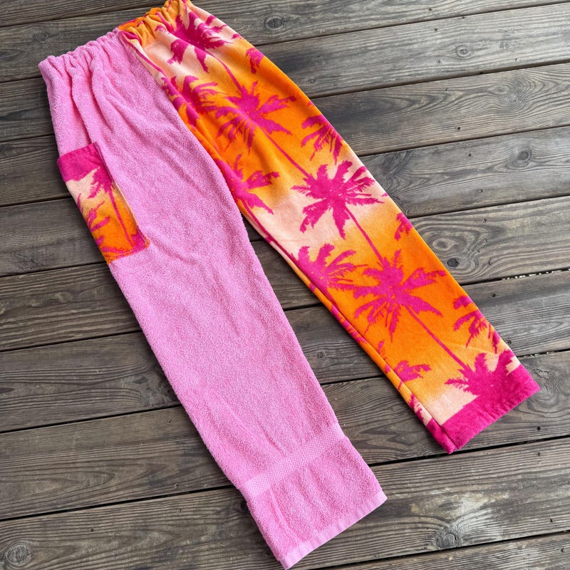 Beach Towel Pants Womens - Etsy