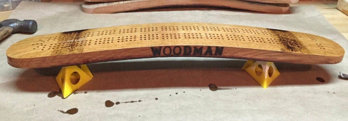 Wine Stave Cribbage Board - Etsy