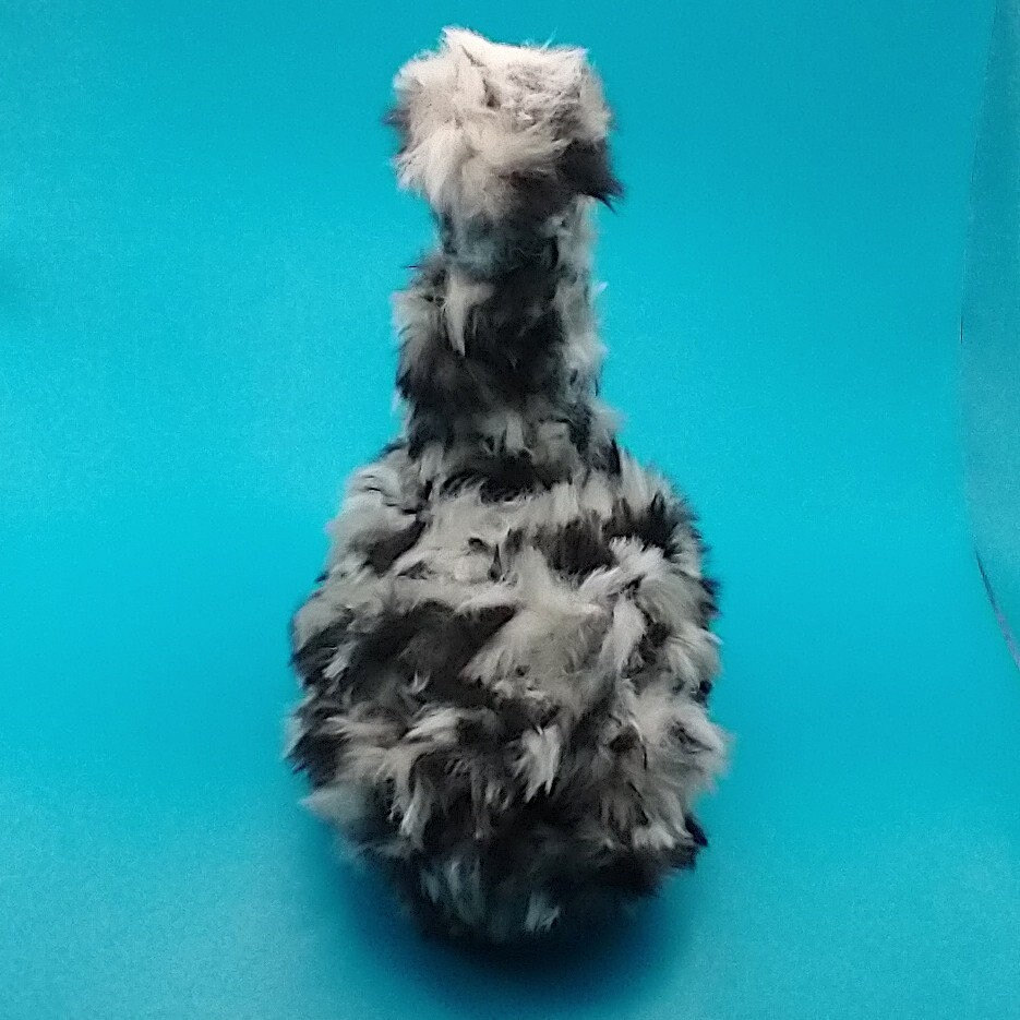 Silkie Chicken Frizzle Splash Bantam Hen, Soft Fuzzy Plush Rooster ...