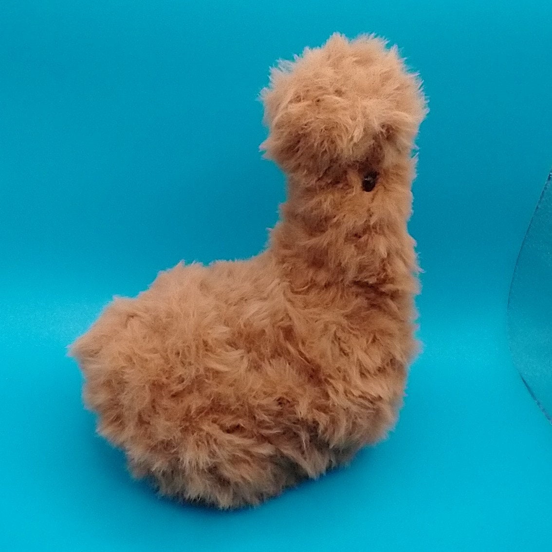 Silkie Chicken Plush, Buff Frizzle Bantam Hen, Stuffed Rooster ...