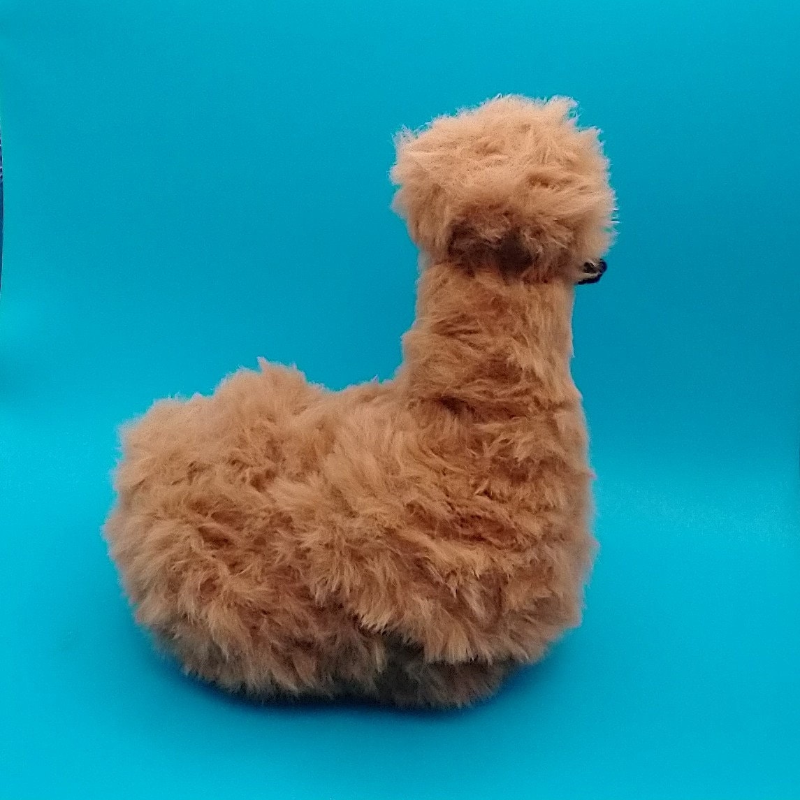 Silkie Chicken Plush, Buff Frizzle Bantam Hen, Stuffed Rooster ...