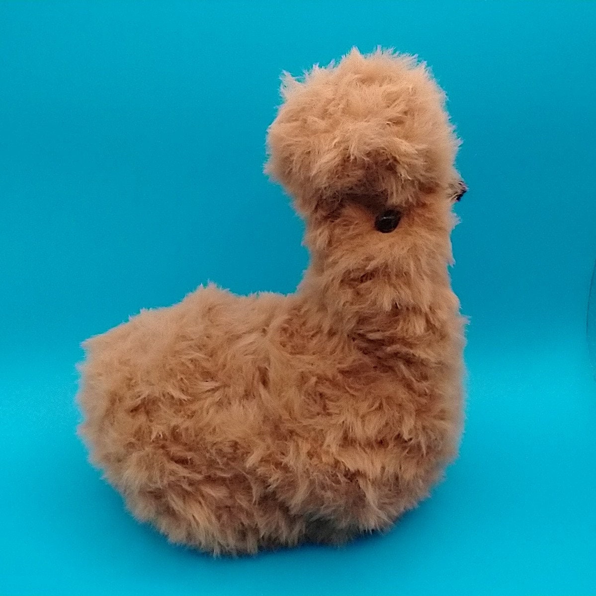 Silkie Chicken Plush, Buff Frizzle Bantam Hen, Stuffed Rooster ...