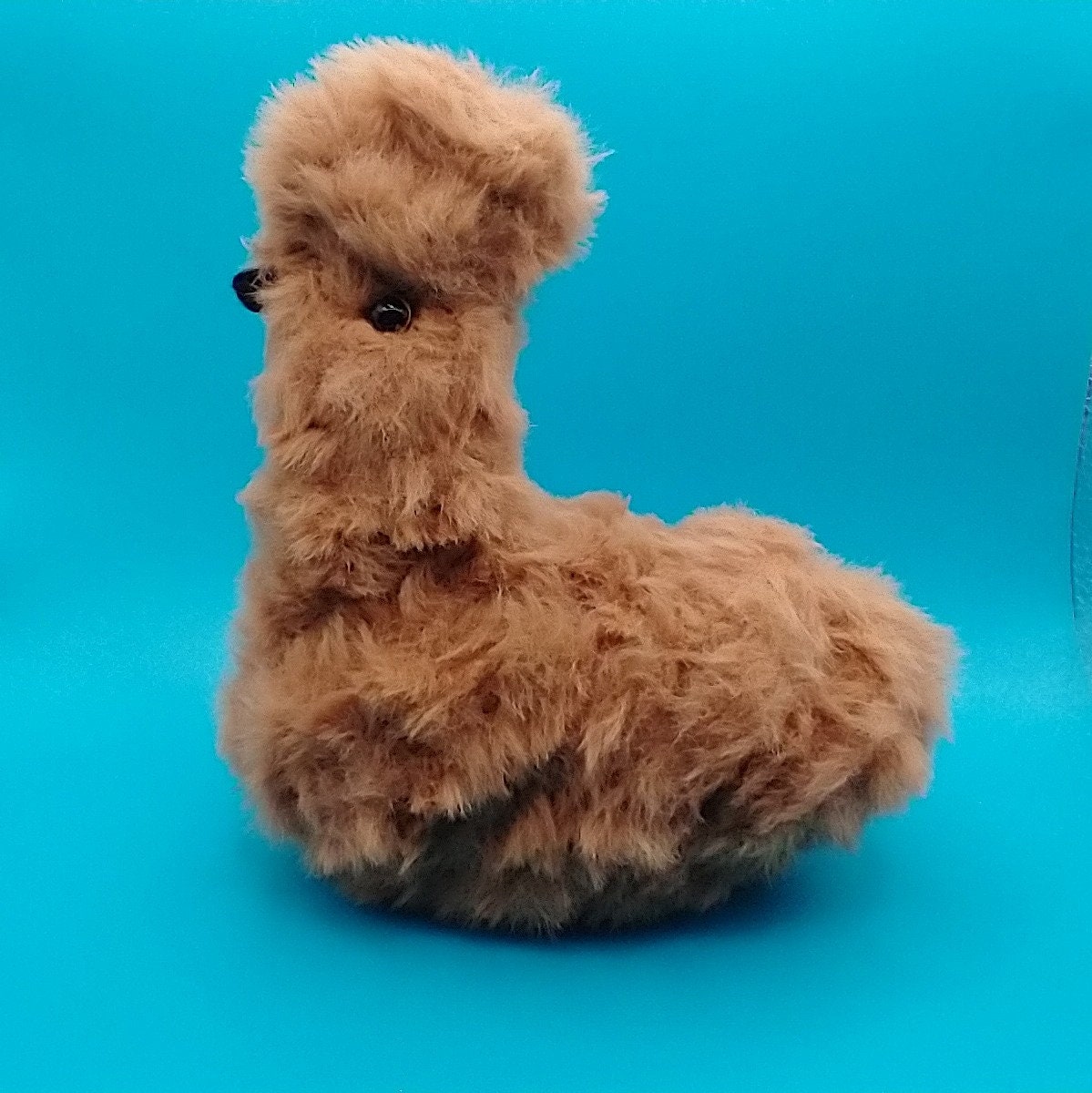 Silkie Chicken Plush, Buff Frizzle Bantam Hen, Stuffed Rooster ...