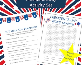 Presidents Report Pennant Banners | President's Day Activities | US ...