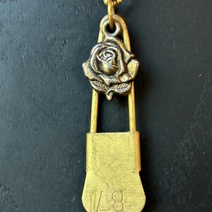 Vintage WW2 Military Laundry Pin Necklace With Flower Charm - Etsy