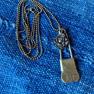 Vintage WW2 Military Laundry Pin Necklace With Flower Charm - Etsy