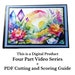 Watercolor Rainbow Bundle - Video Tutorial, PDF Cutting Guide and Huge ...