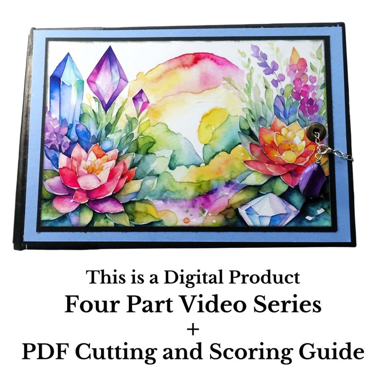 Watercolor Rainbow Bundle Video Tutorial, PDF Cutting Guide and Huge ...