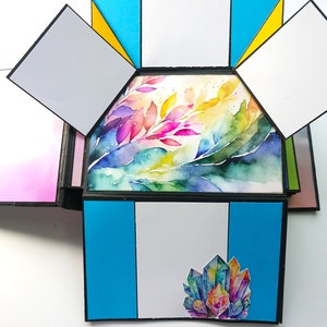 Watercolor Rainbow Bundle - Video Tutorial, PDF Cutting Guide and Huge ...