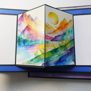 Watercolor Rainbow Bundle - Video Tutorial, PDF Cutting Guide and Huge ...