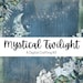 Printable Crafting Kit, Digital Download Scrapbook Paper - Mystical ...