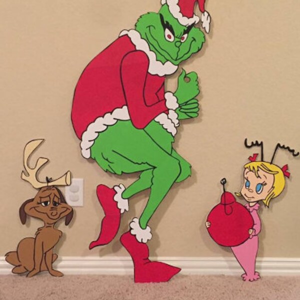 Grinch Standee - Etsy