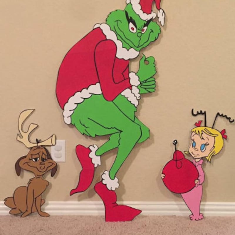 Grinch Cutout - Etsy