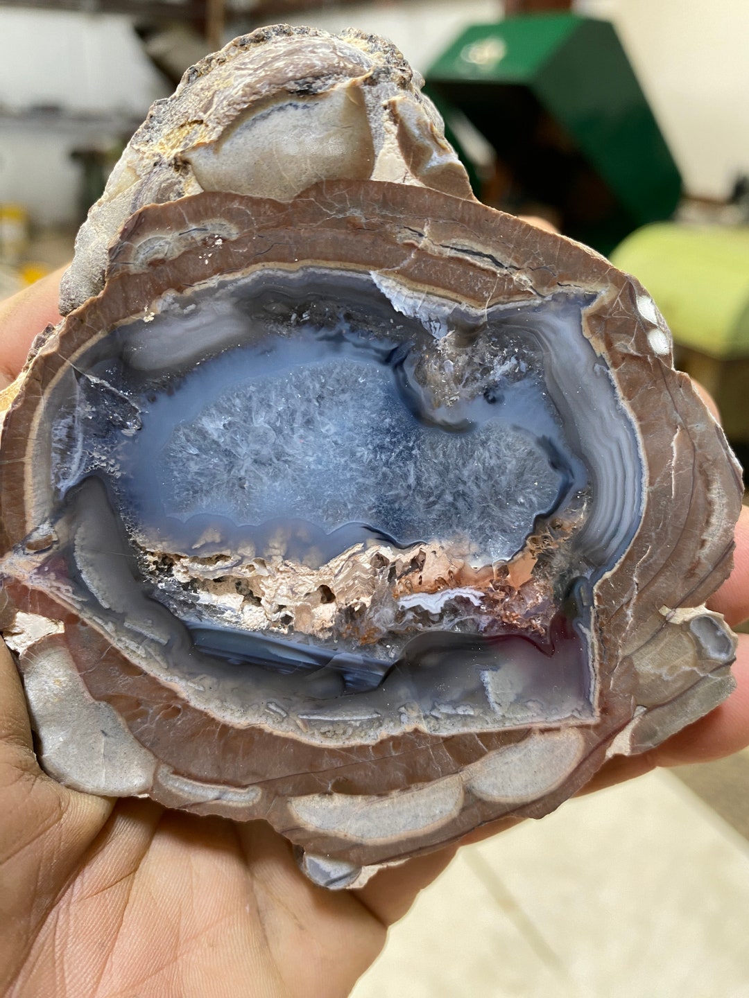 Lava Cap Thunderegg - Etsy