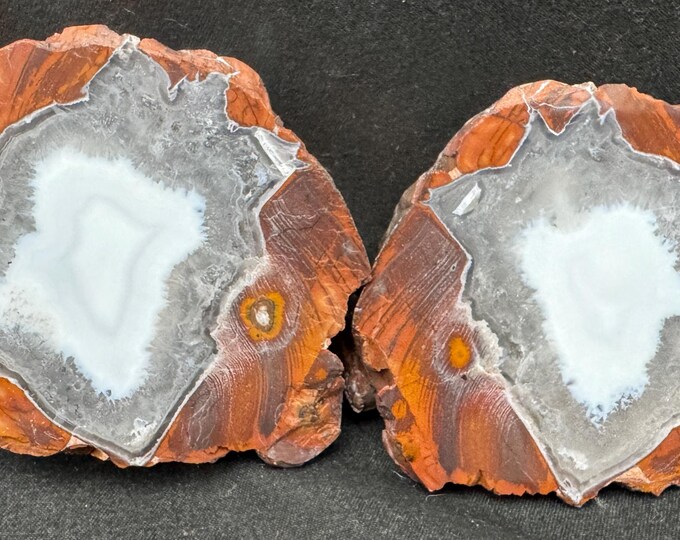 Lava Cap Thunderegg Mini-pair - Etsy