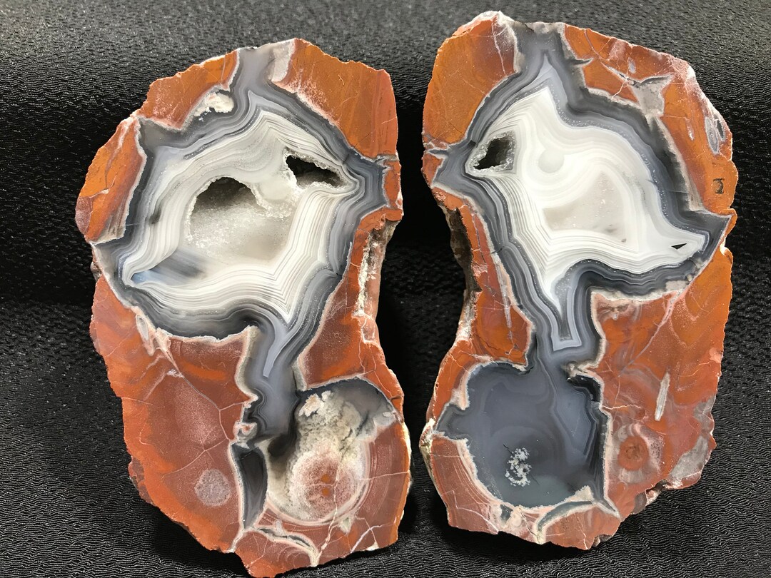 New Mexico Lava Cap Thunderegg Pair - Etsy