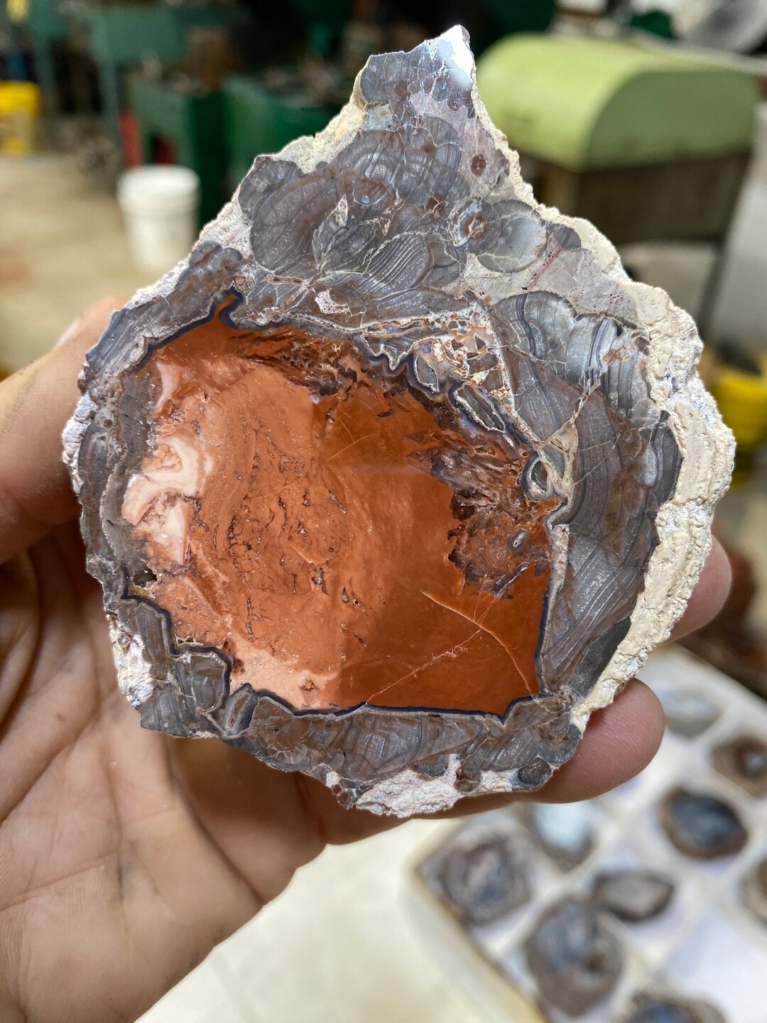 Lava Cap Thunderegg - Etsy