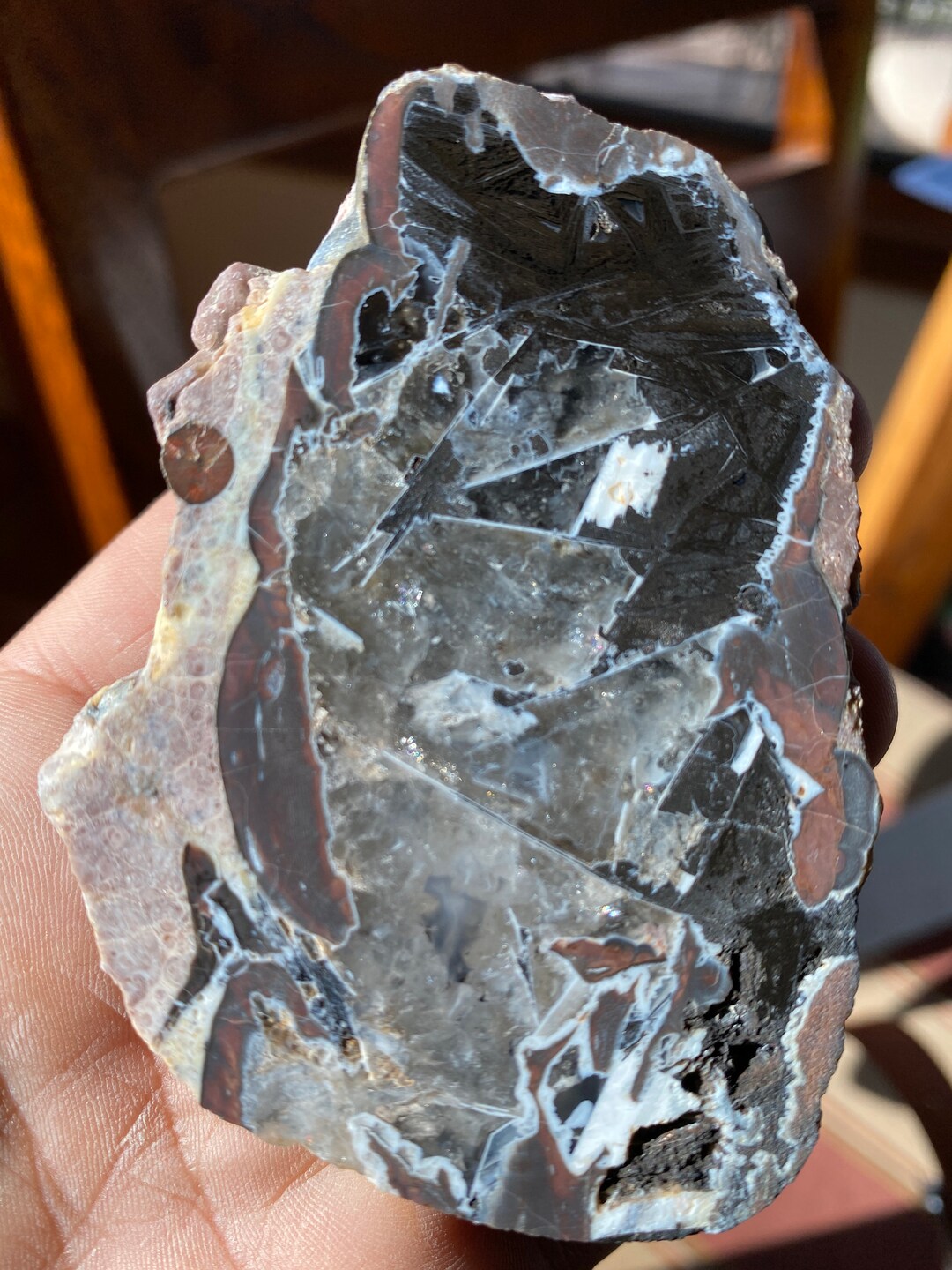 Lava Cap Thunderegg - Etsy