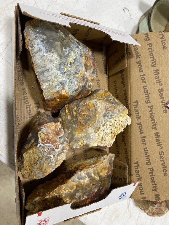 Pink Lady Plume Agate Rough | Etsy