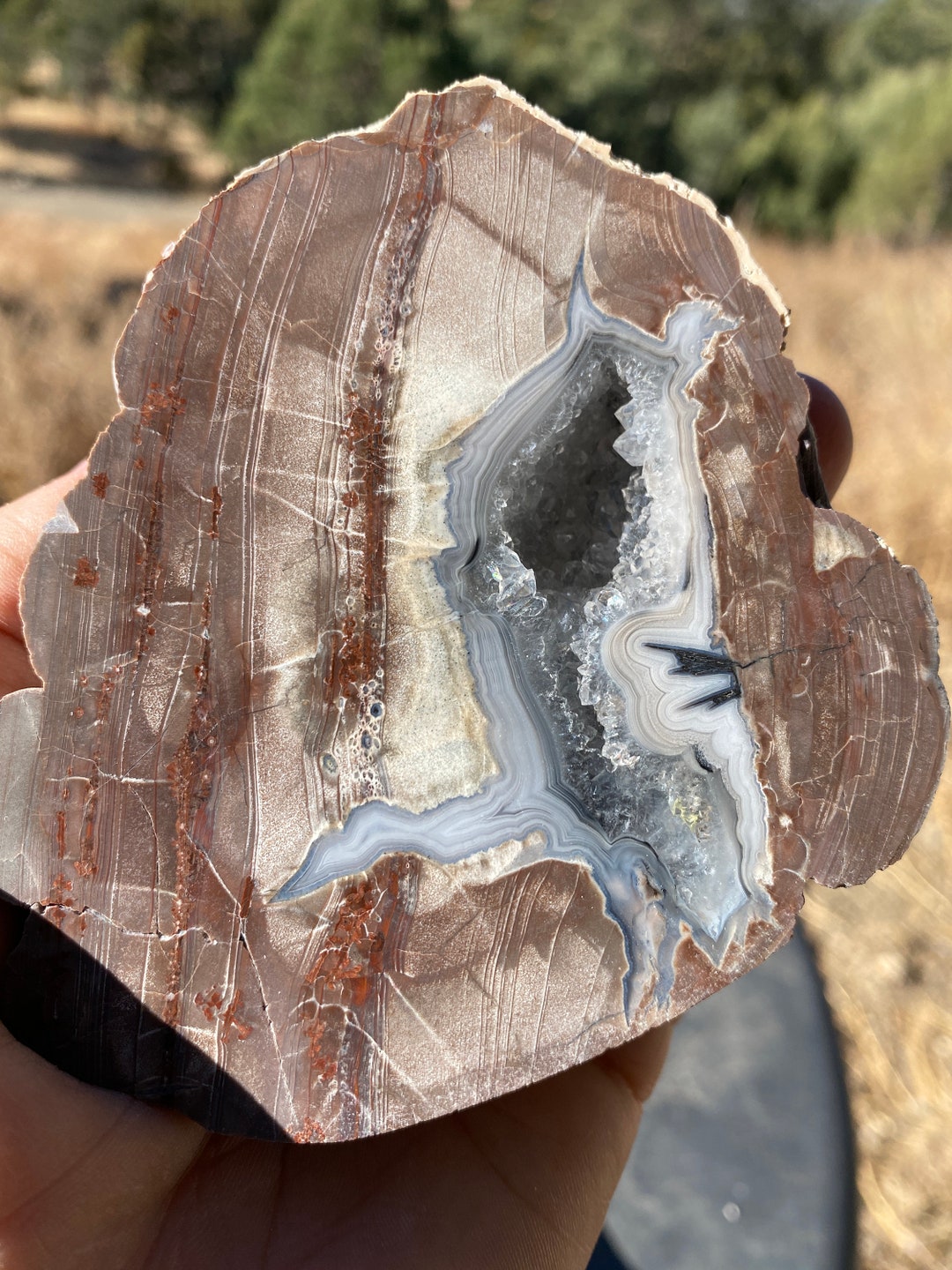 Lava Cap Thunderegg - Etsy