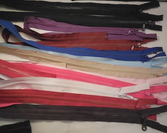 5.25 13cm Closed End Super Chunky Zip Plastic Zipper - Etsy