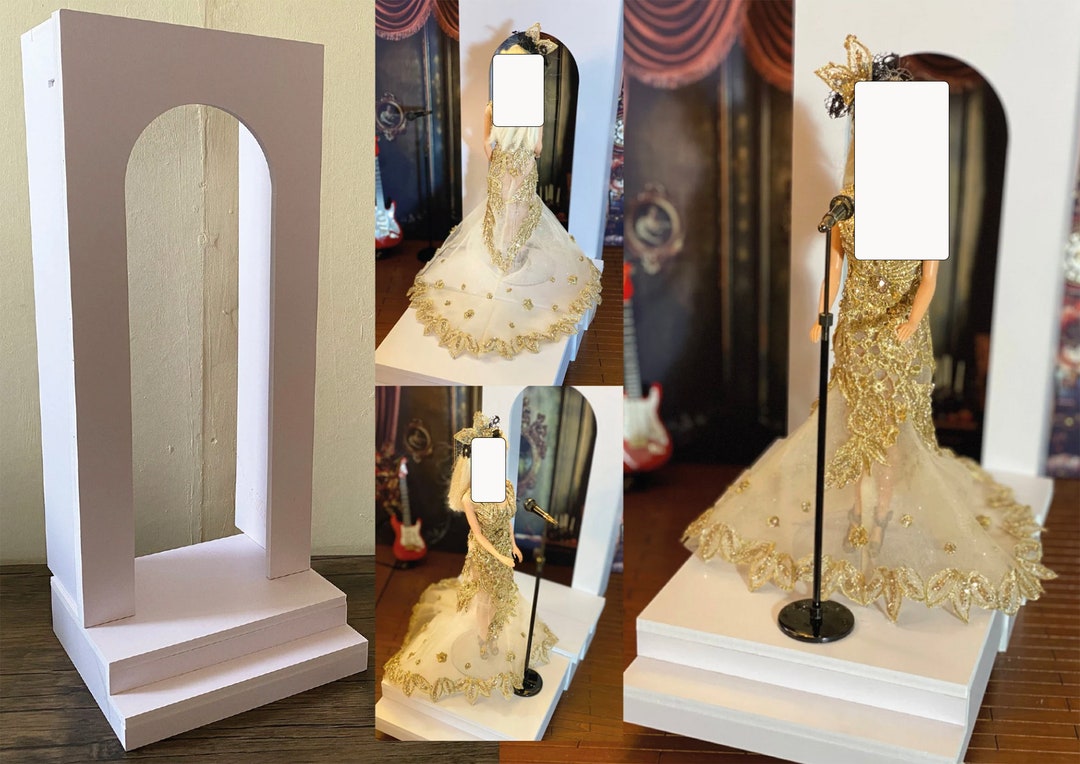 Craftuneed Handmade 1:6 Miniature Dollhouse Doll Concert Stage ...