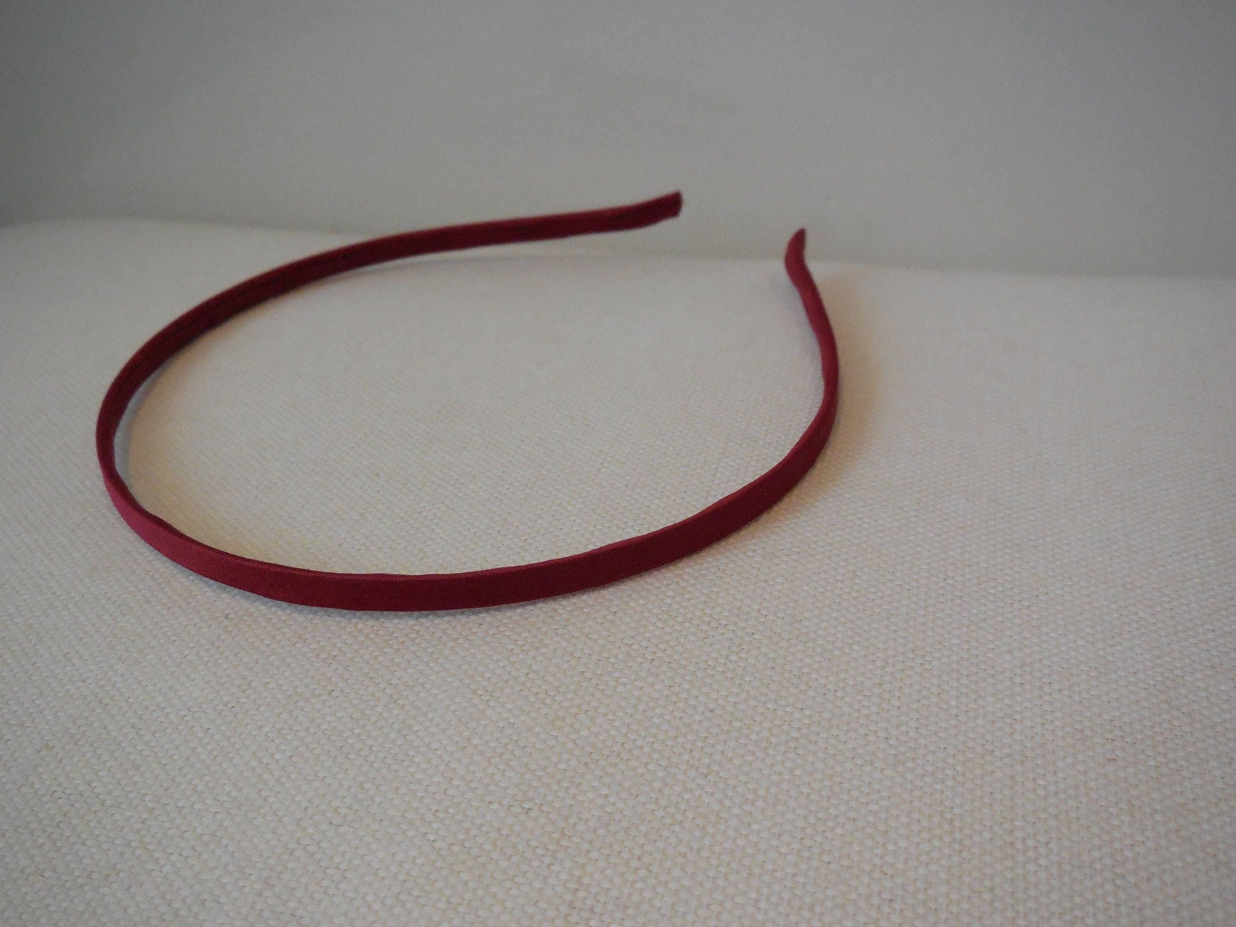 Women's Plain Alice Band Headband Satin Fabric Alice Band - Etsy UK