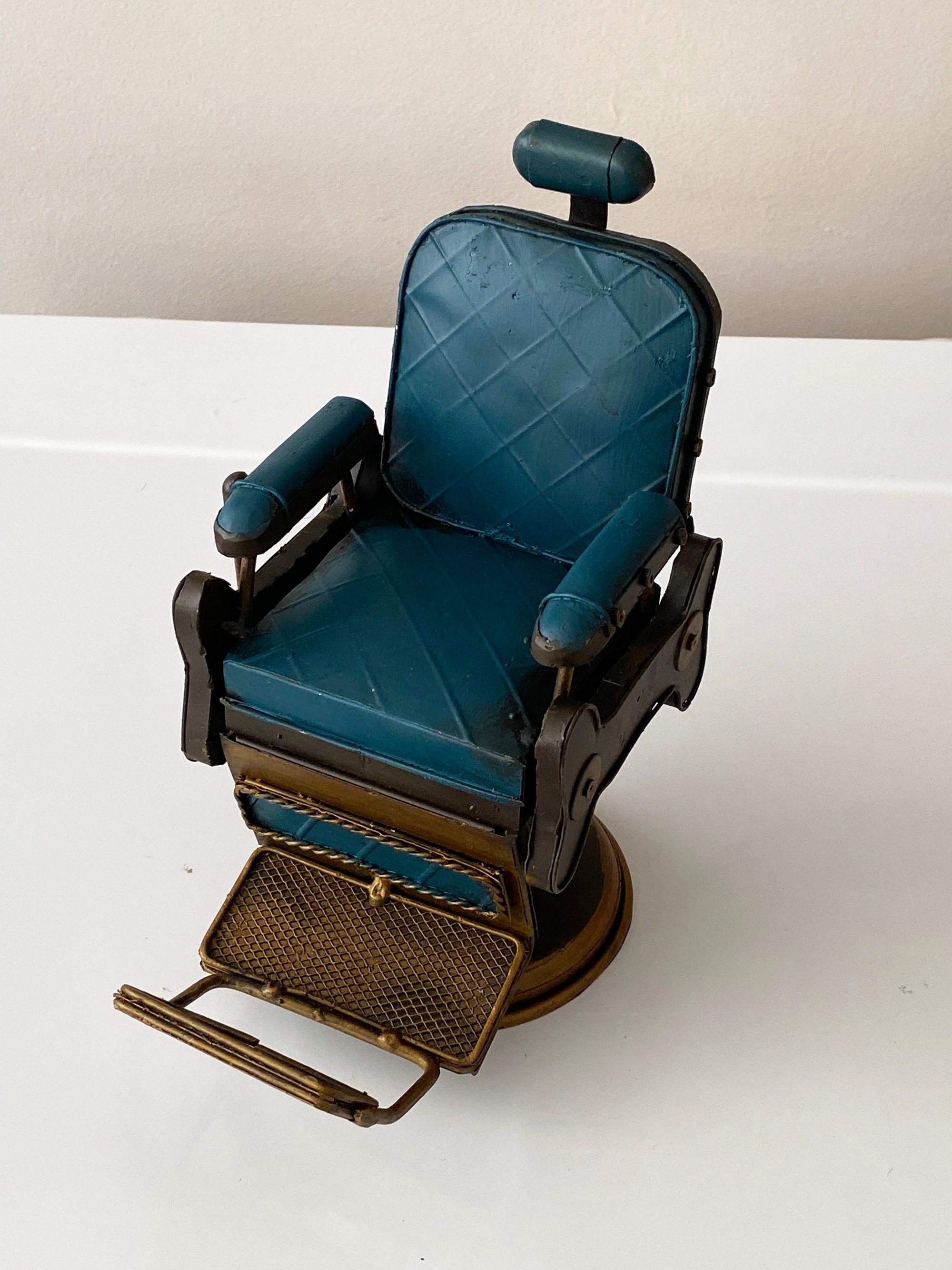 Handmade 1:6 Miniature Dollhouse Hair Salon Chair Armchair Mirror ...