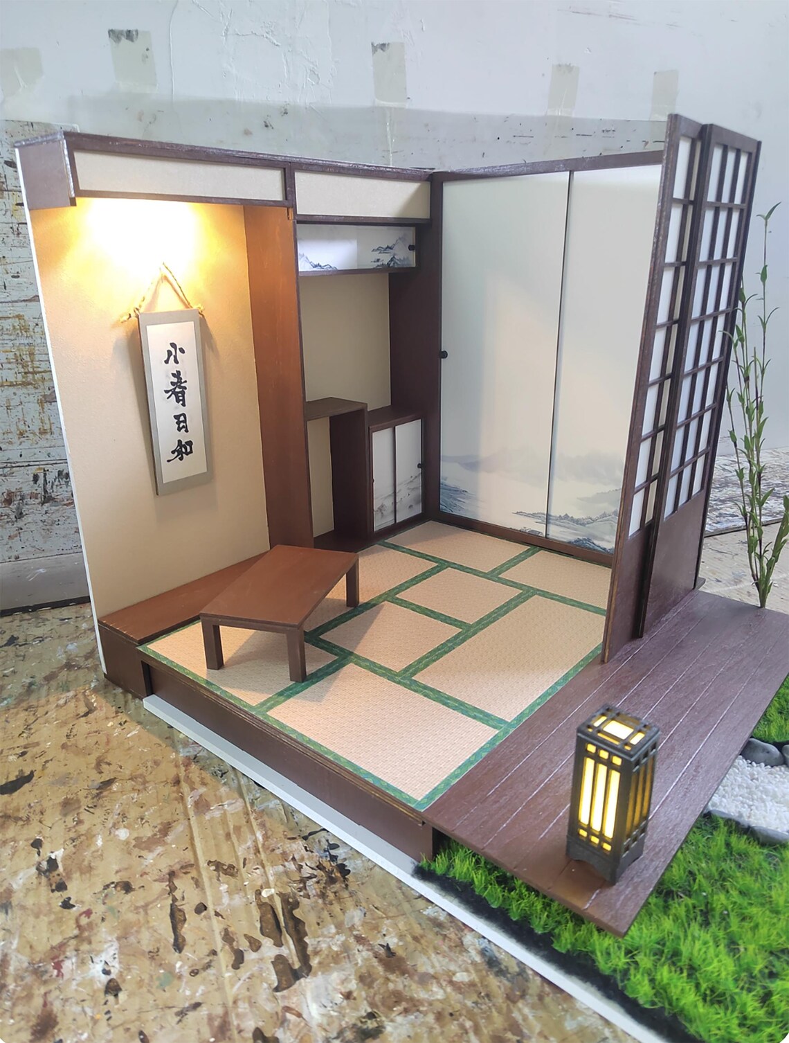 1:6 Scale Japanese-style Miniature Room Kit – DIY Unassembled Dollhouse ...